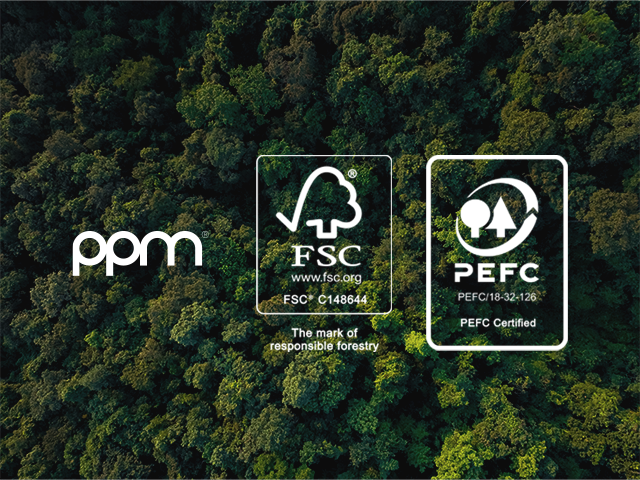 Nastri Adesivi PPM Certificati FSC® e PEFC: Una scelta sostenibile